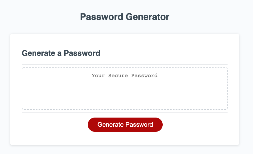 GitHub - aramic11/password-generator
