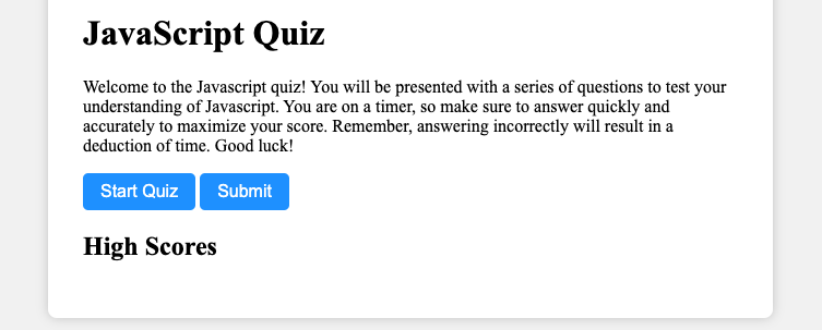 GitHub - aramic11/code-quiz