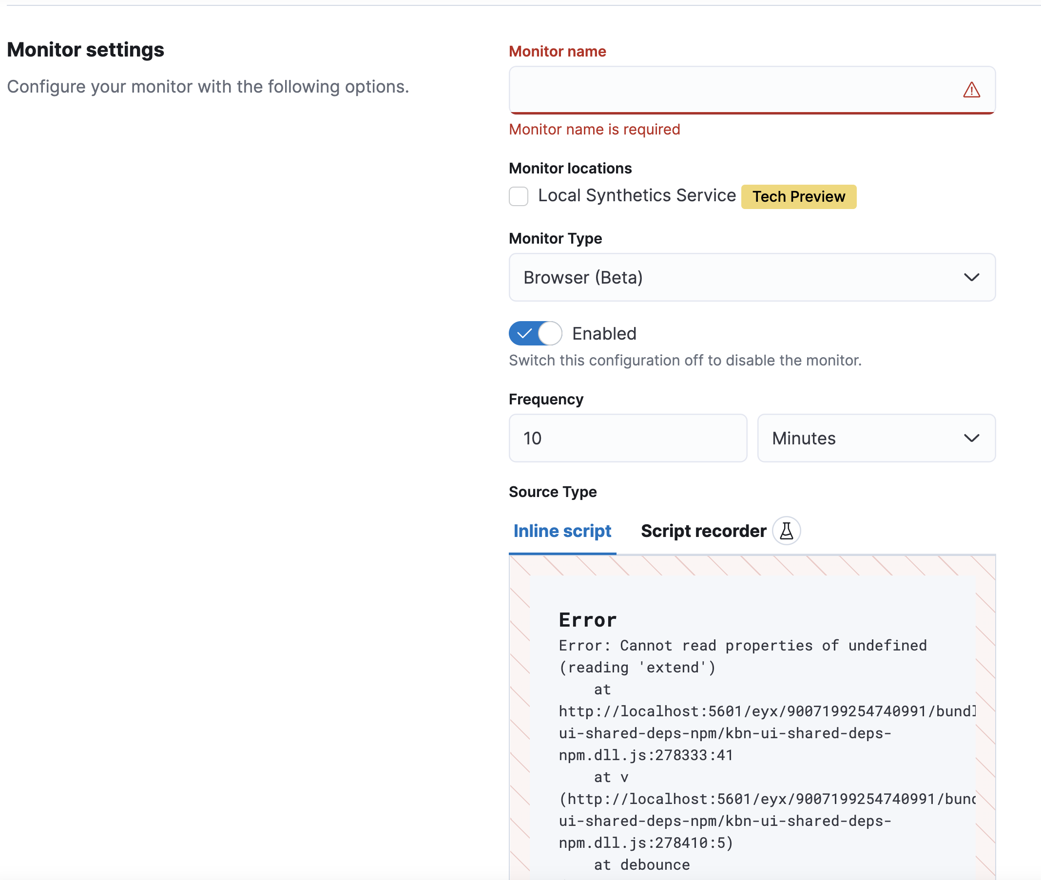 [Uptime] Monitor Management and Synthetics Integration - Monaco Code editor broken · Issue ...