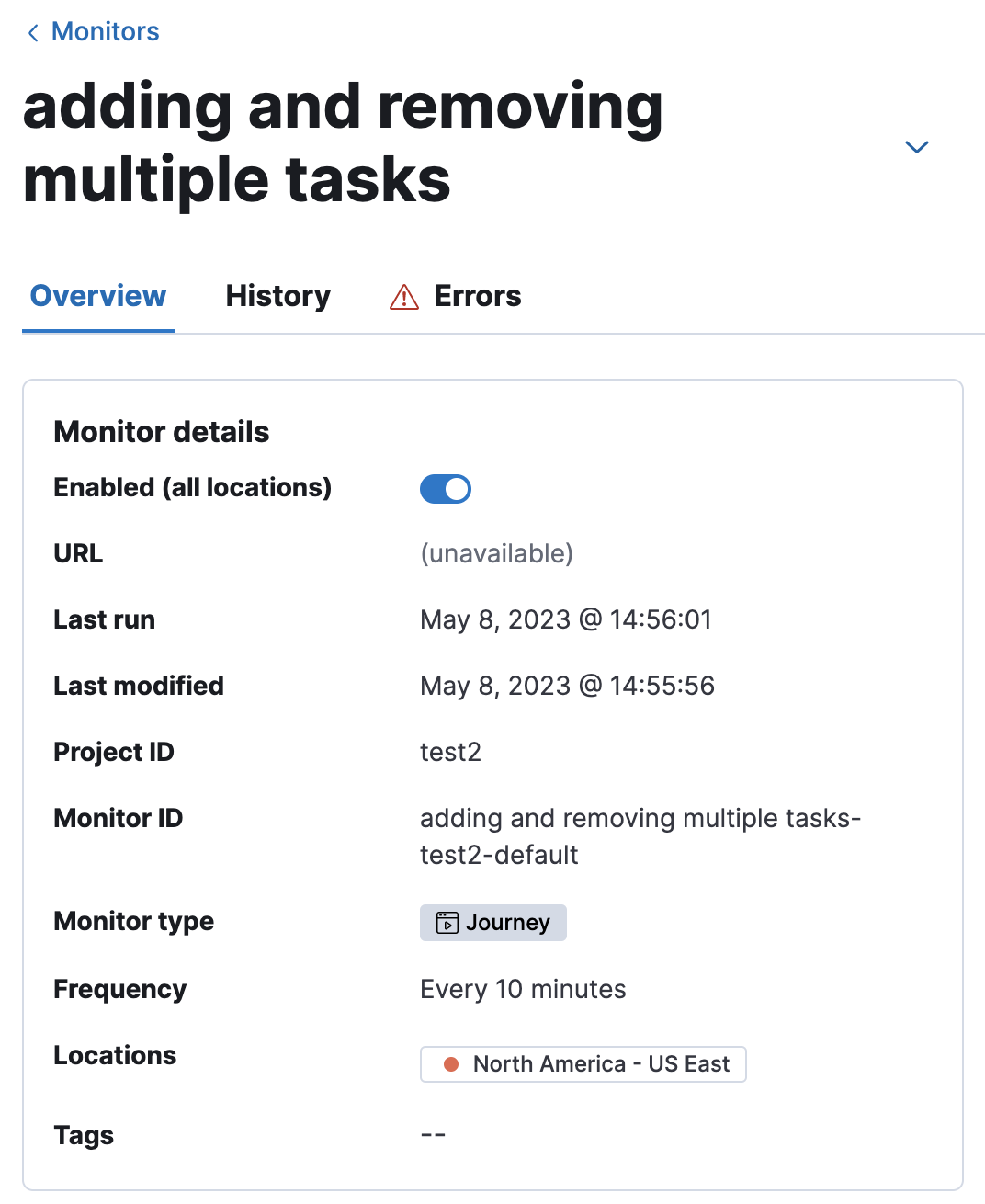 [Synthetics] Monitor ID in the ID is incorrectly showing the saved object ID · Issue #154454 ...