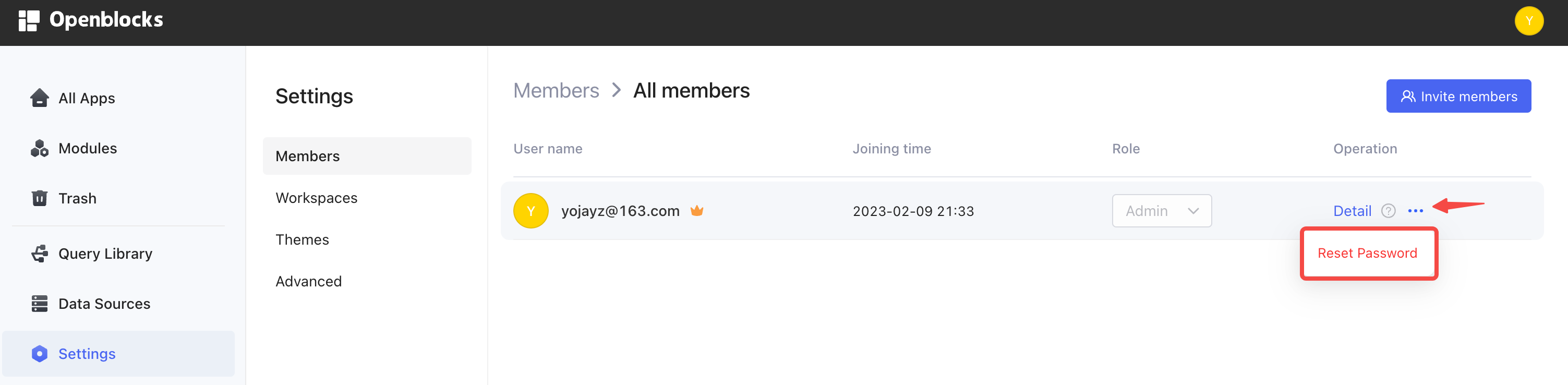 Retrieve or reset password (help) · Issue #90 · openblocks-dev/openblocks · GitHub