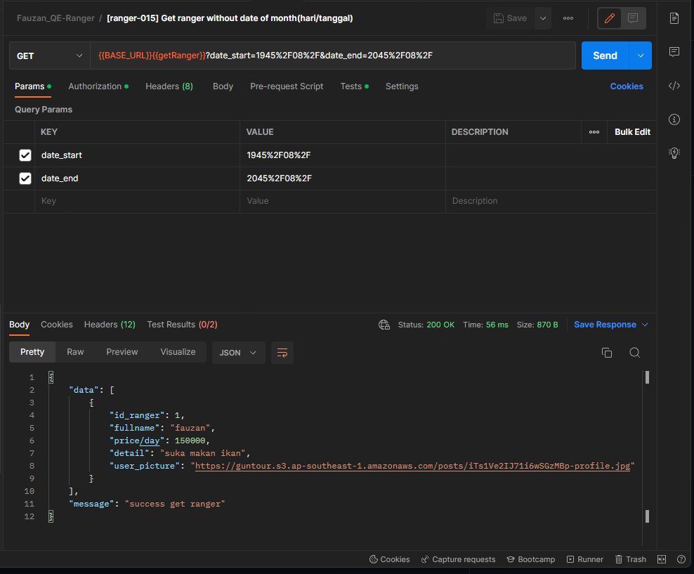 ISSUE: [ranger-015] Get ranger without date of month(hari/tanggal)(DELETED) · Issue #53 ...