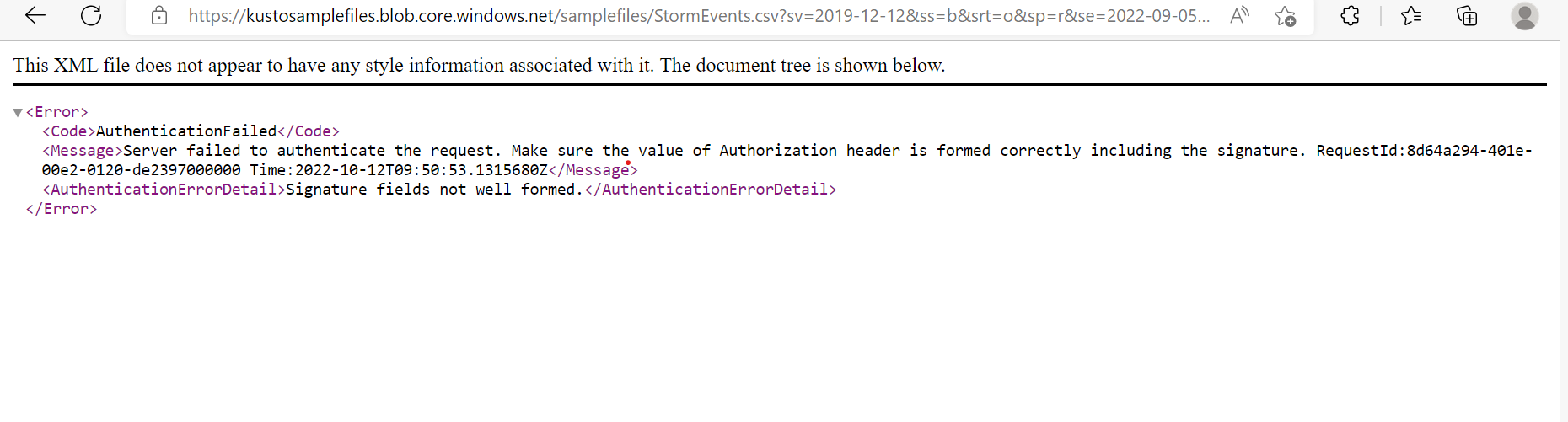 Unable to execute storm ingest · Issue #99749 · MicrosoftDocs/azure-docs · GitHub
