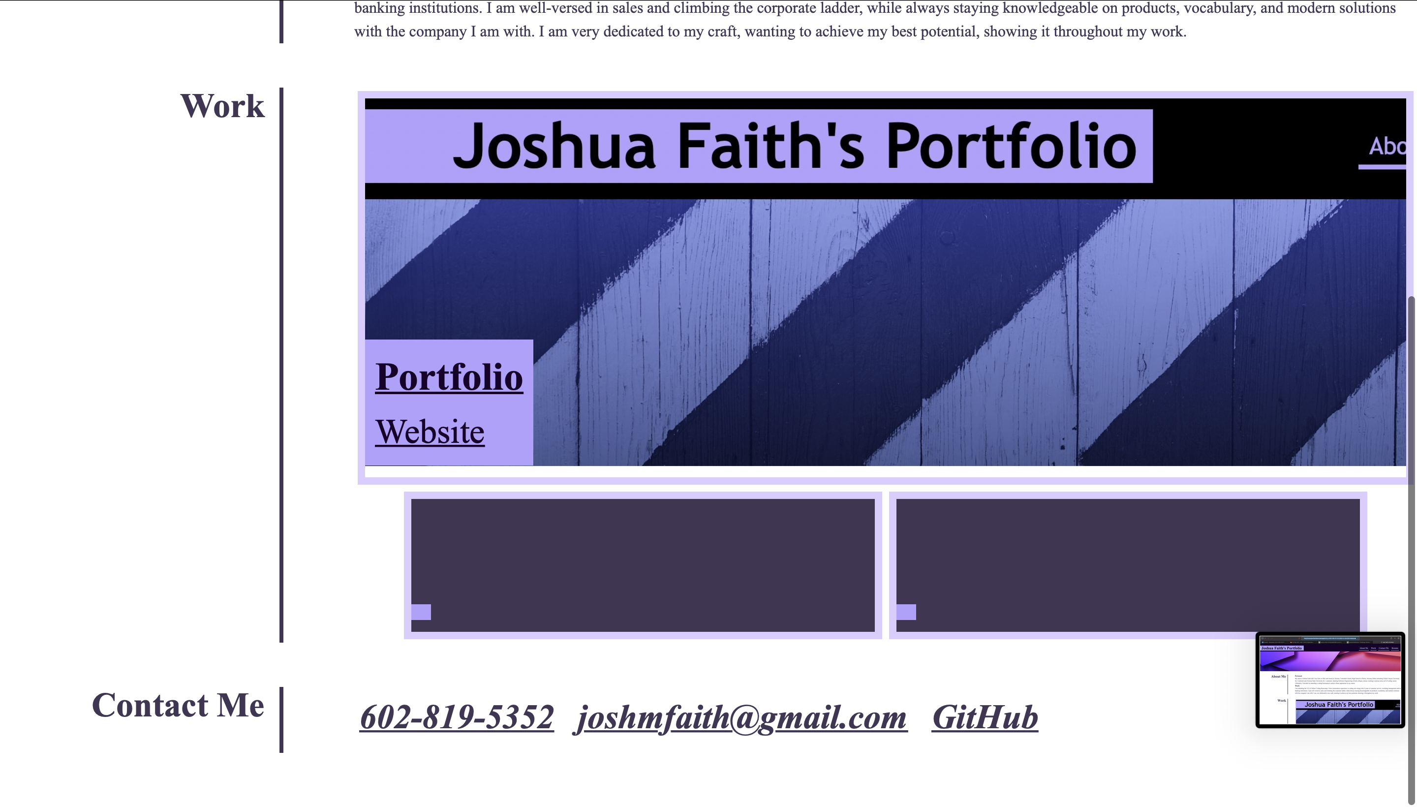 GitHub - joshfaith24/Joshua-Faith-Portfolio: Repo for the homework challenge of module 2