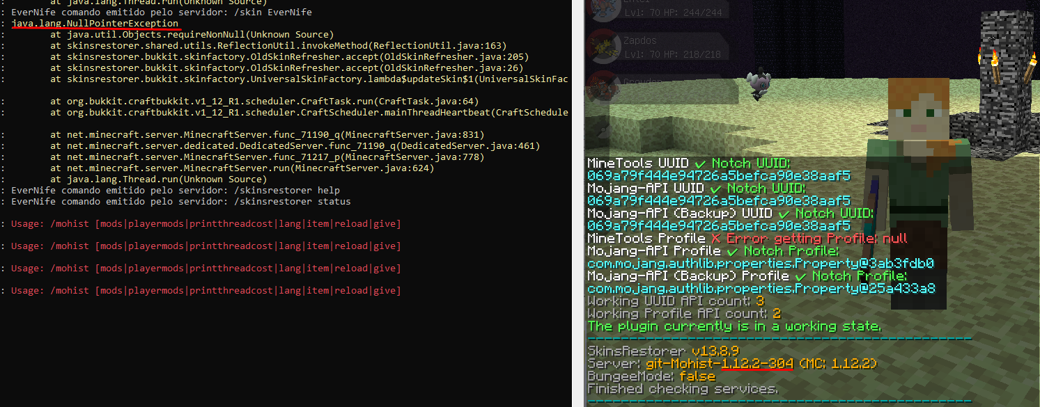 SkinsRestorer bugged behavior on plugin's CustomWorlds on Mohist (Hybrid Forge + Bukkit) · Issue ...