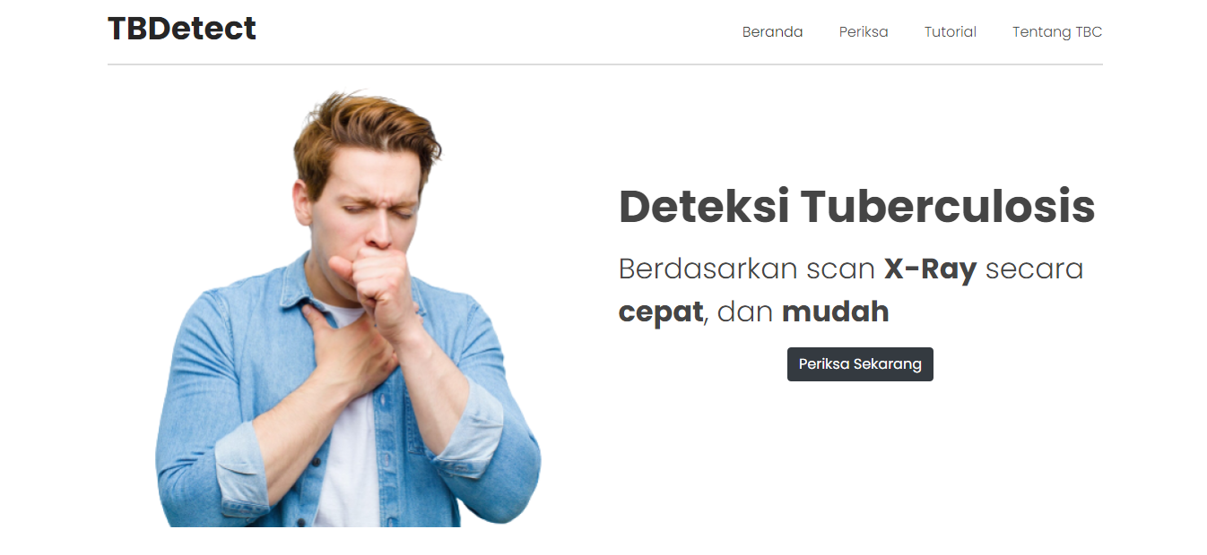 GitHub - brnsbrn/TBDetect: Application that can define someone with tuberculosis using chest x-ray