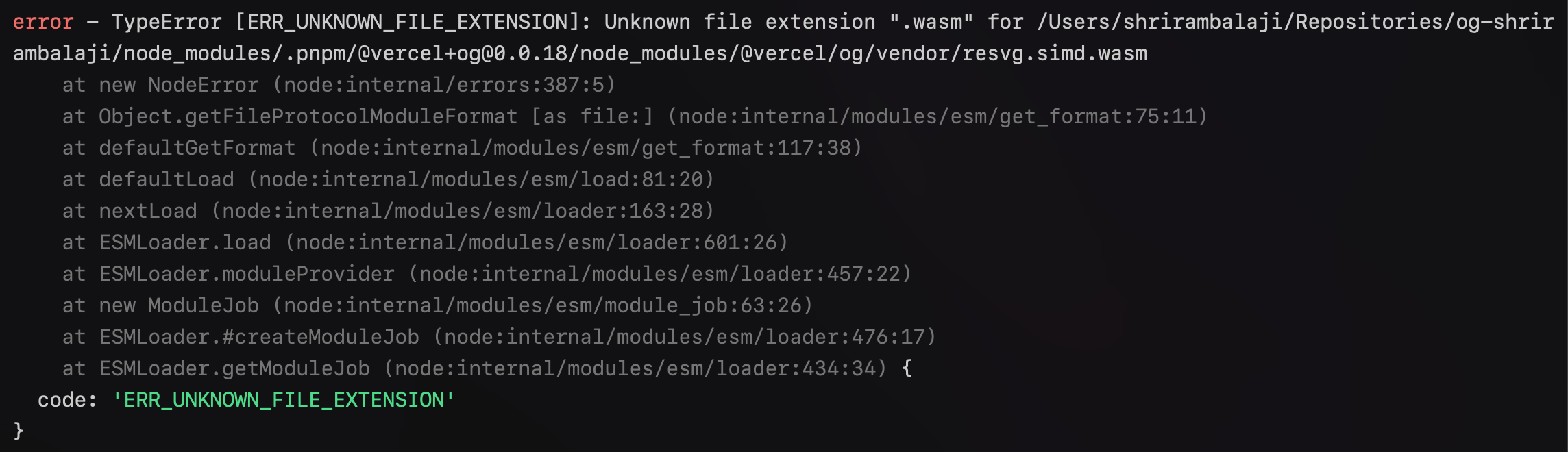 Unknown file extension .wasm · Issue #194 · vercel/satori · GitHub