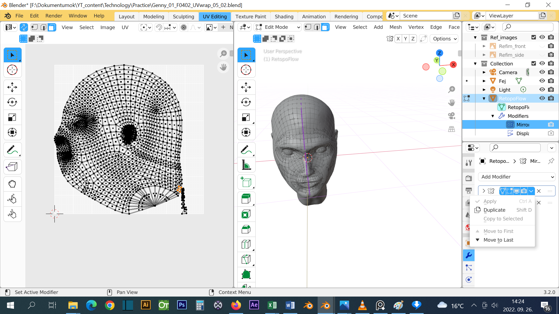[QUESTION] What do I need to do to UV unwrap the complete target mesh, which was made in X ...