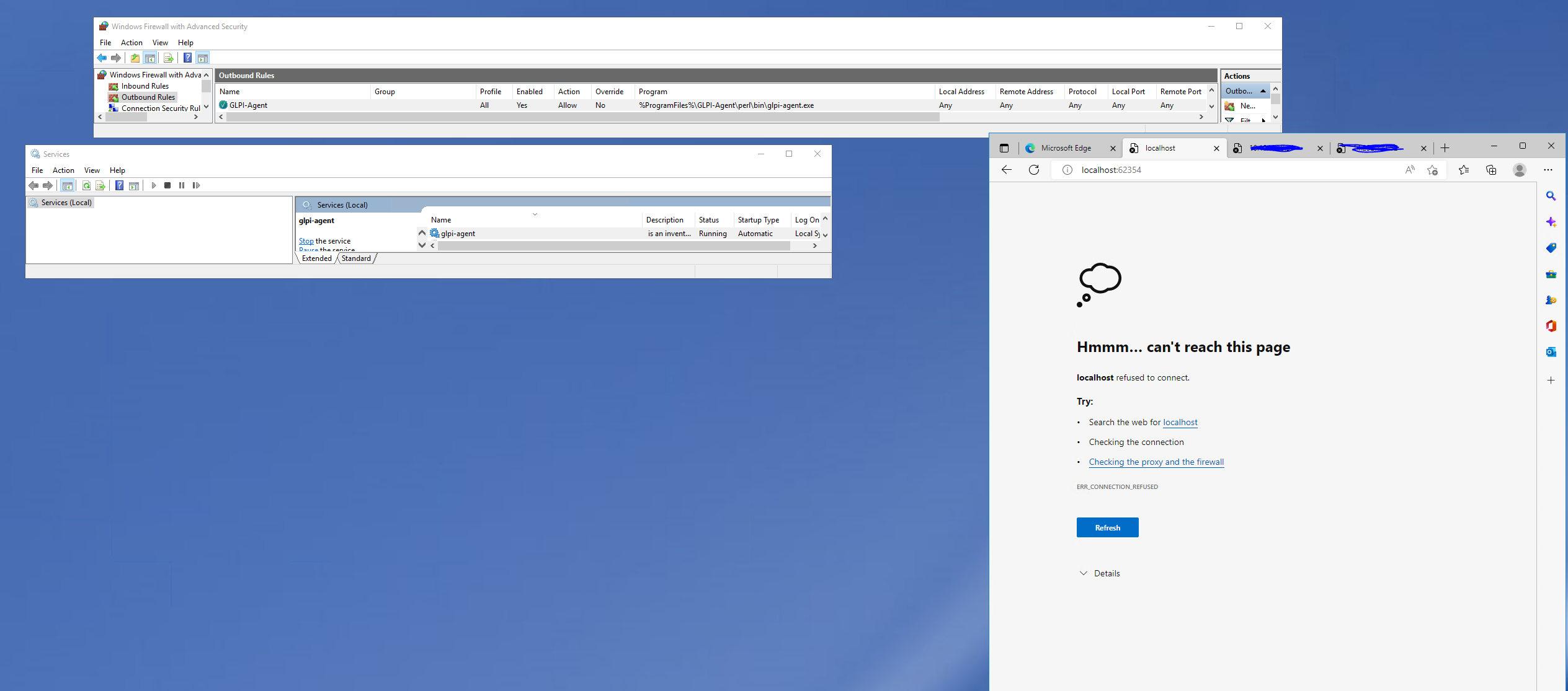 Can't reach the web page of Agent · Issue #237 · glpi-project/glpi-agent · GitHub