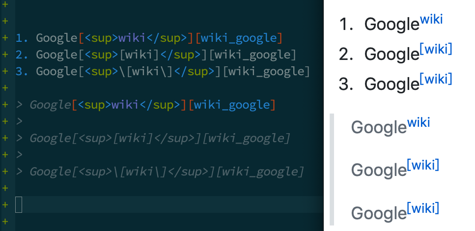 Should Ignore Escaped Brackets Inside [link] · Issue 445 · Preservim Vim Markdown · Github