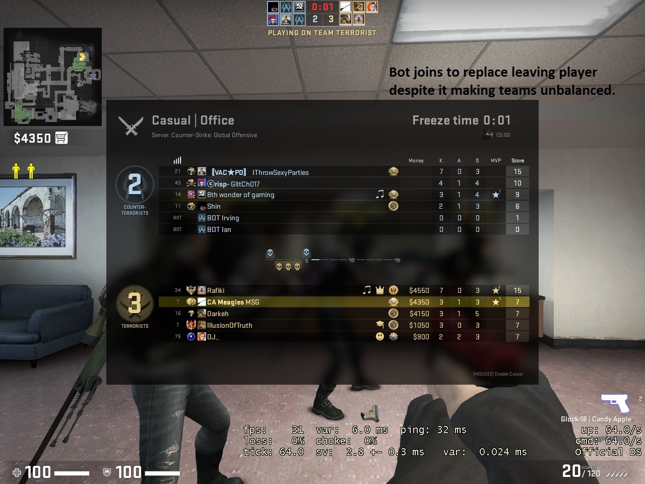 Panorama Bot Autobalance Bug July 13th 13641 Build 2941680 Update 