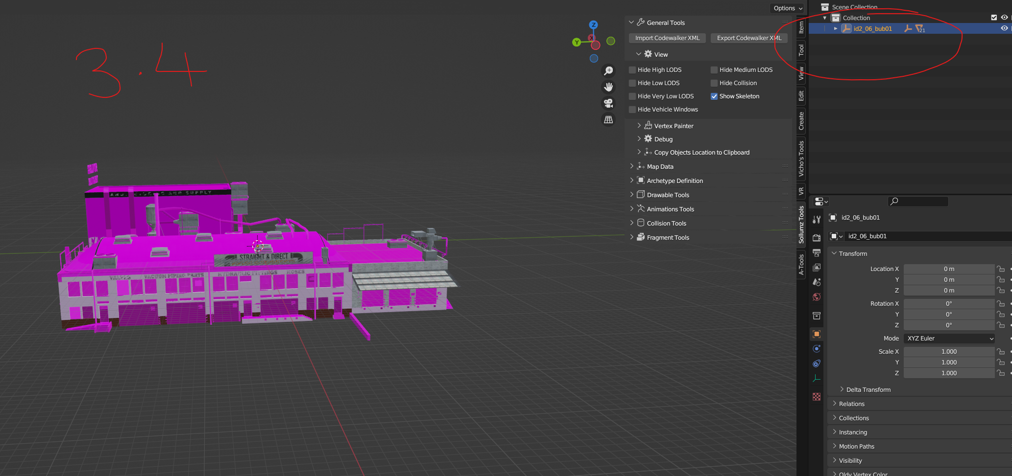 sollumz on blender 3.5 importing incorrect xml drawable · Issue #604 · Sollumz/Sollumz · GitHub