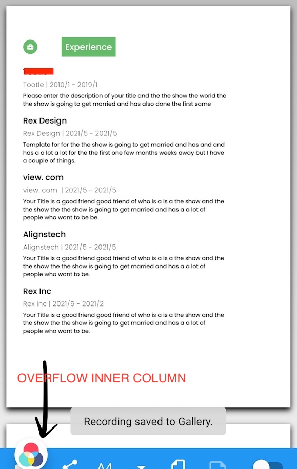 An inner widget tree cannot be bigger than a page: A Widget cannot be drawn partially on one ...