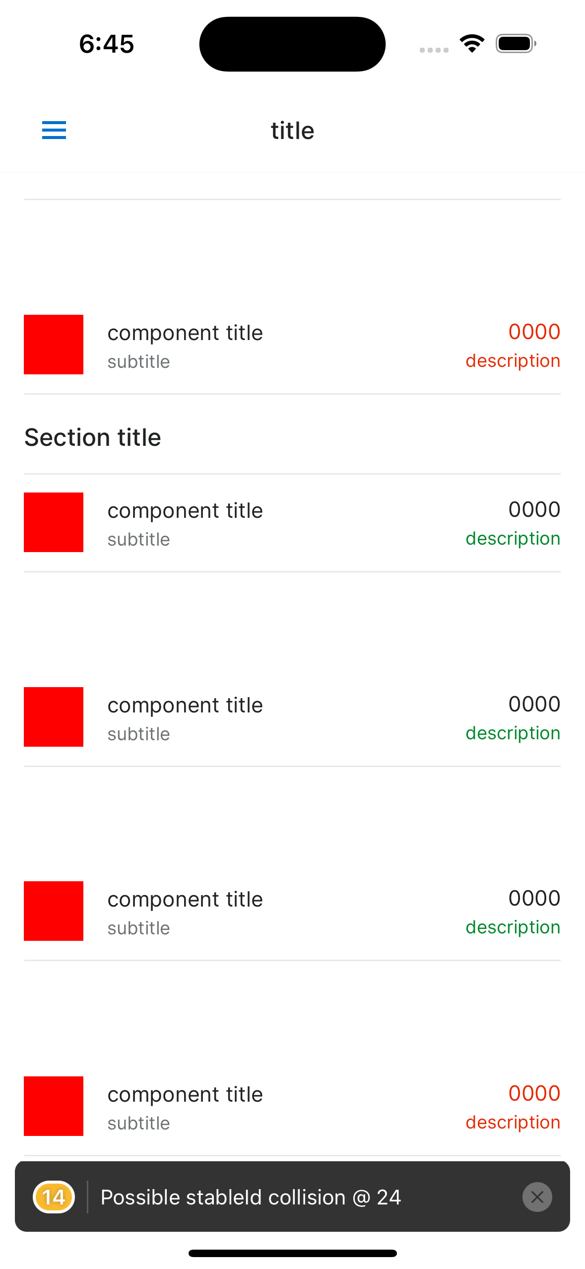 Flash-List not working properly after upgrading React Native to version 0.71.6 (Possible ...