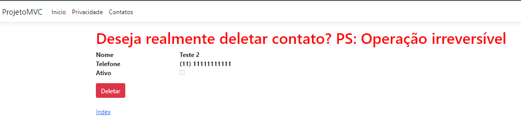 Github Mimgrojetoaspnetcriarcontatomvc 