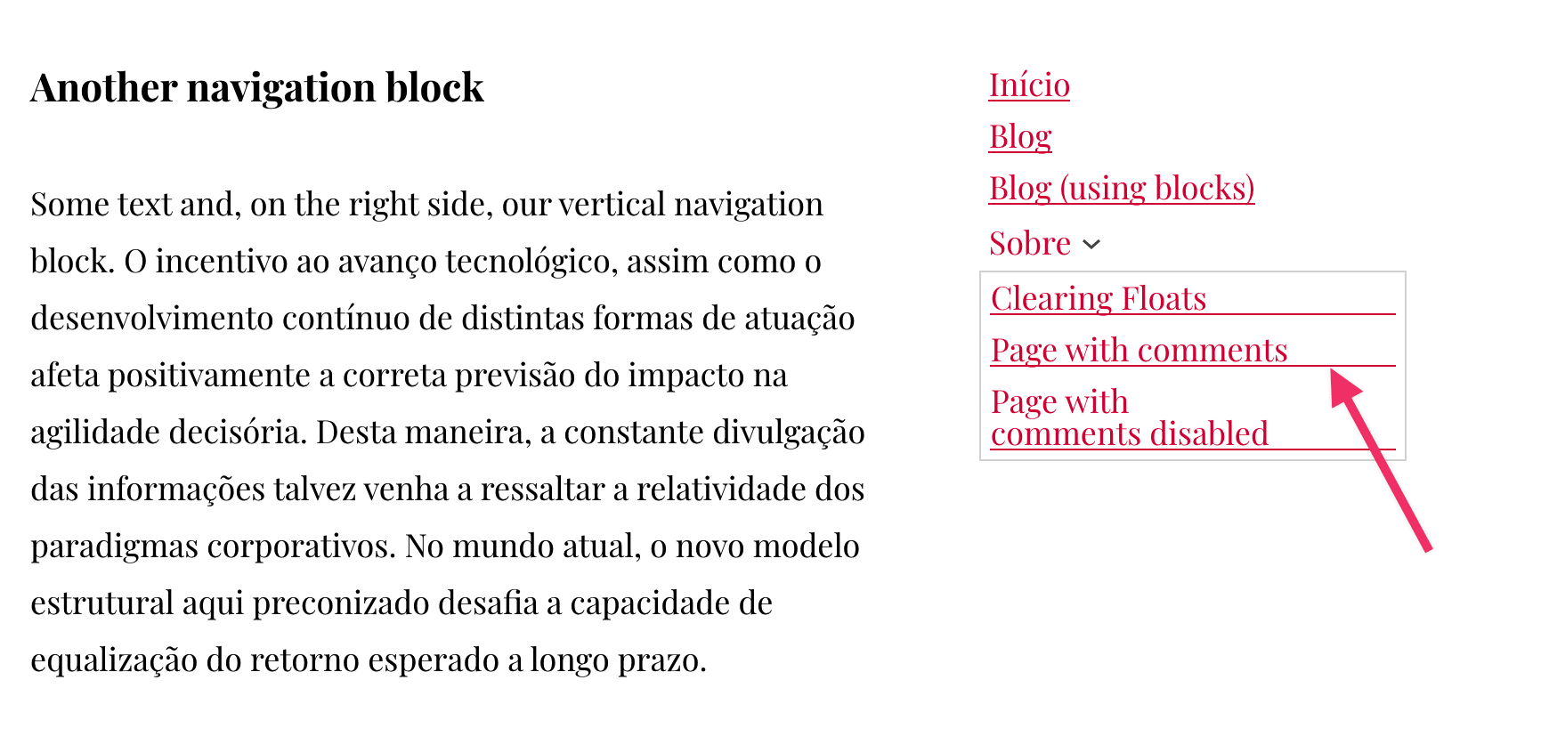 Spearhead Navigation Block: Underline in links in 100% wide · Issue #3687 · Automattic/themes ...