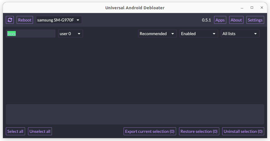 not all packages in the recommended list can be seen by universal android debloater · Issue #333 ...