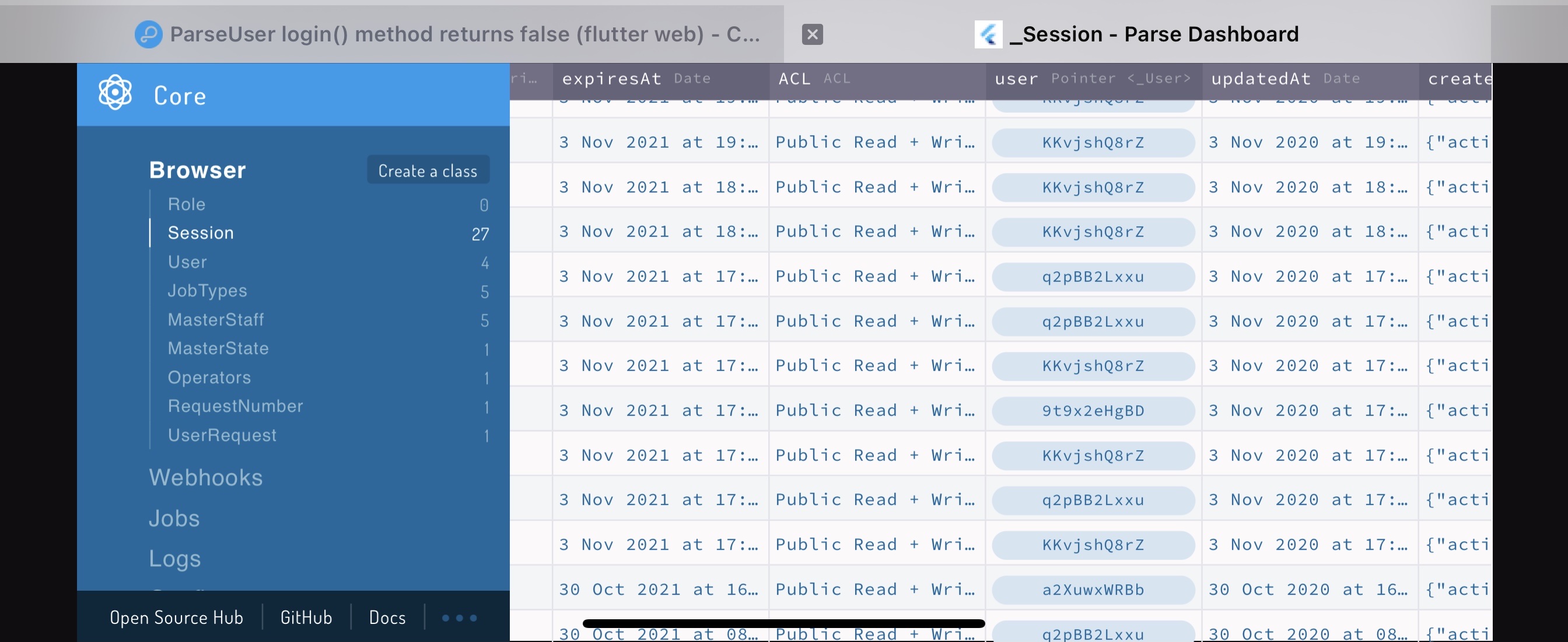 ParseUser login() method returns false (web) · Issue #500 · parse-community/Parse-SDK-Flutter ...