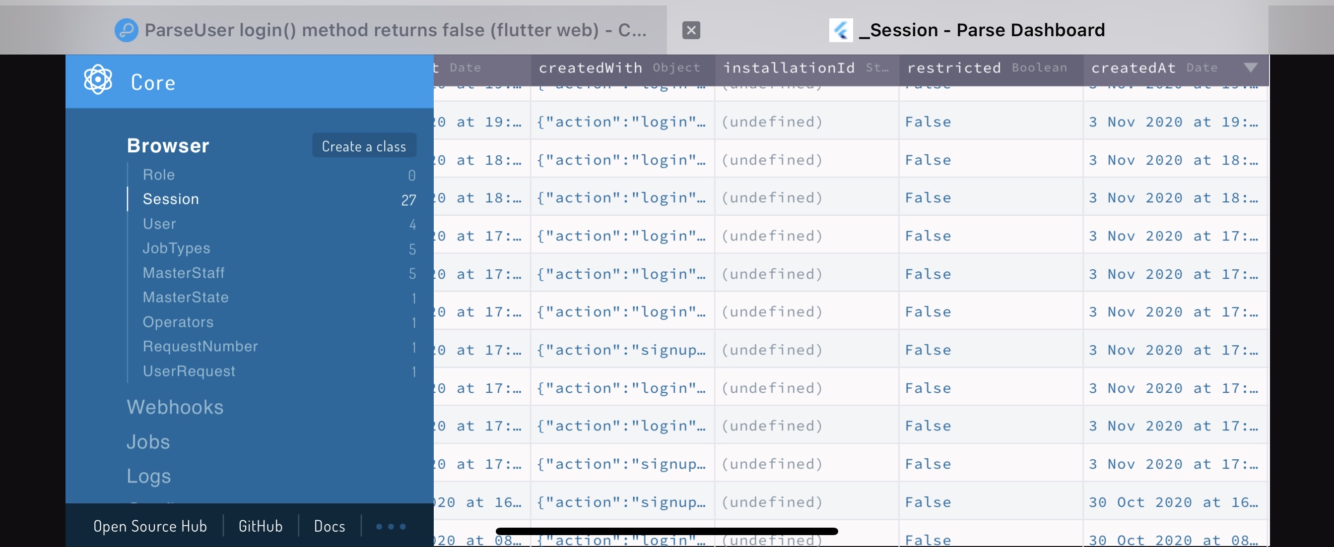 ParseUser login() method returns false (web) · Issue #500 · parse ... ParseUser login() method returns false (web) · Issue #500 · parse ...