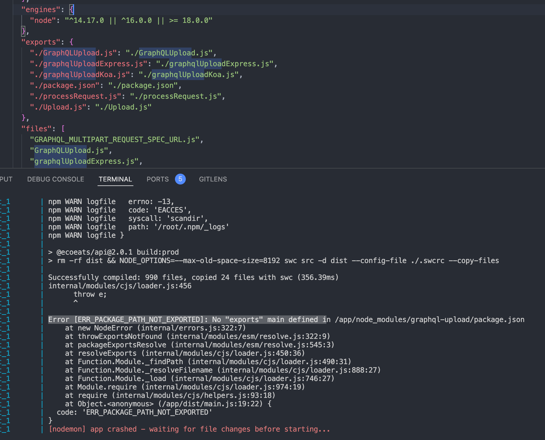  v14 0 0 No main Export In Package json Causes Import Failures 