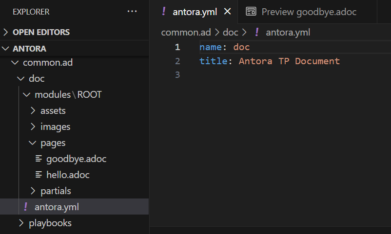 Support Antora · Issue #434 · asciidoctor/asciidoctor-vscode · GitHub