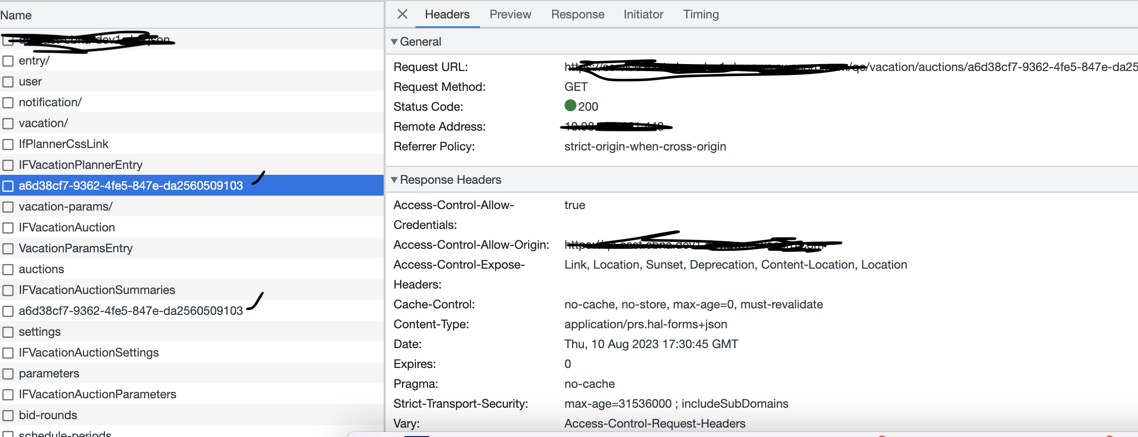 [BUG] playwright doesnt capture network response and returns error Error: response.json ...