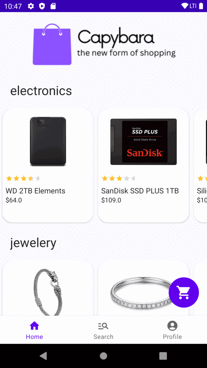 GitHub - dogatncr/Capybara: E-commerce application