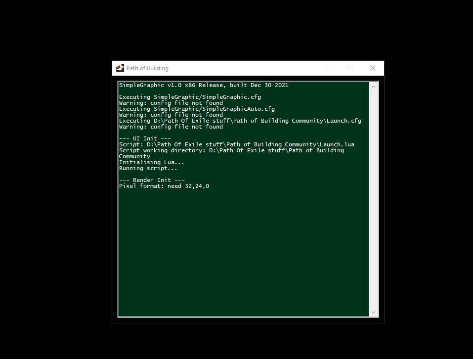 Application closes without errors after loading · Issue #5081 · PathOfBuildingCommunity ...