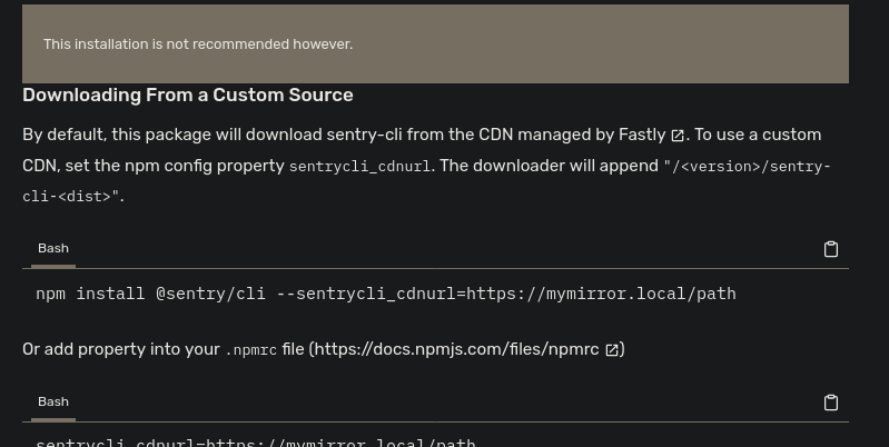 [Broken Website] Sentry Documentation · Issue #6091 · darkreader/darkreader · GitHub