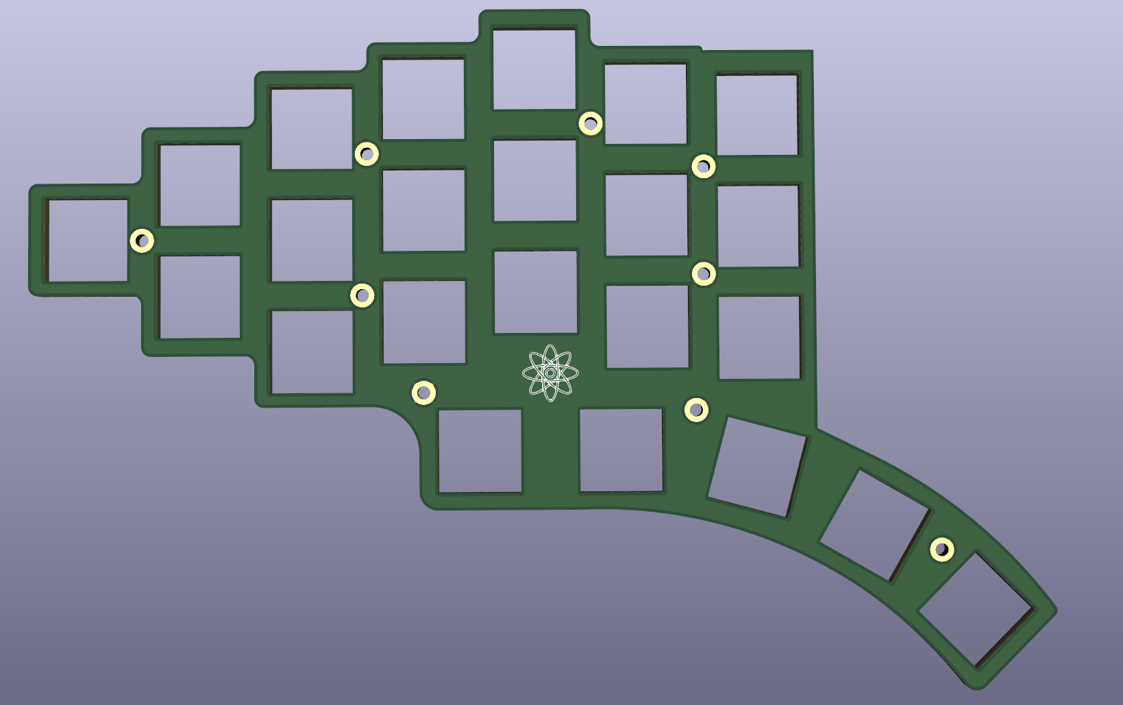 GitHub - muritai97/blaster: 4+5*3+2+1 split keyboard (WIP)
