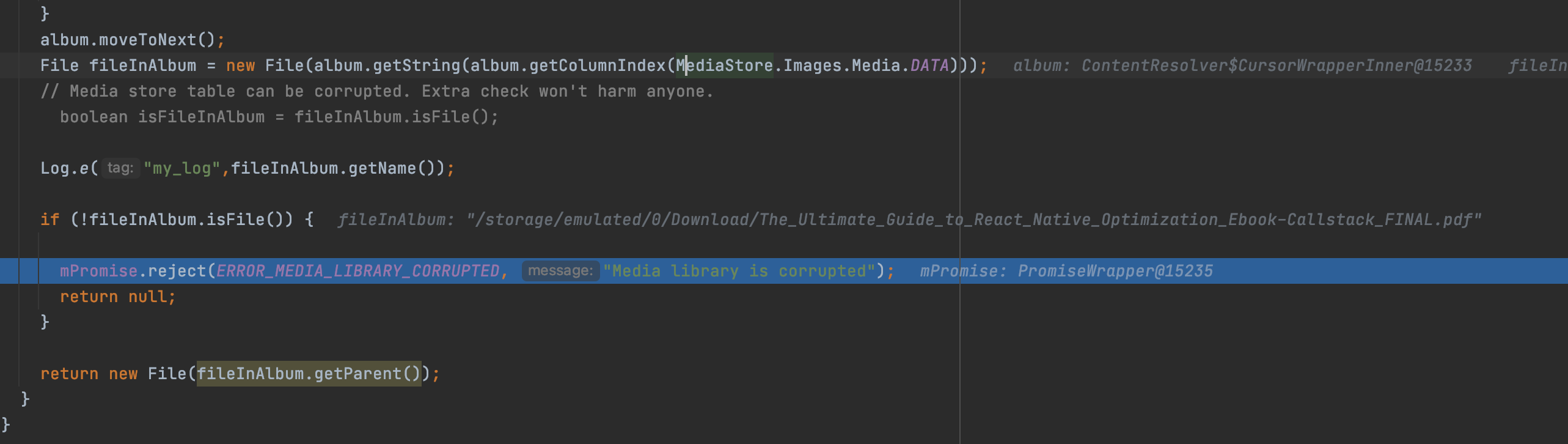 Expo Media Library Corrupted Error When Calling Medialibraryaddassetstoalbumasync · Issue 