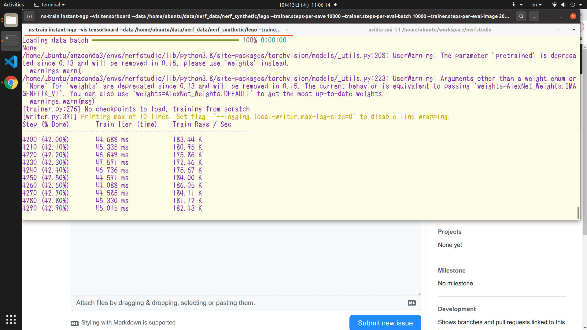 Increasing training time and GPU memory · Issue #768 · nerfstudio-project/nerfstudio · GitHub