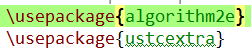 algorithm2e宏包报错 · Issue #161 · ustctug/ustcthesis · GitHub