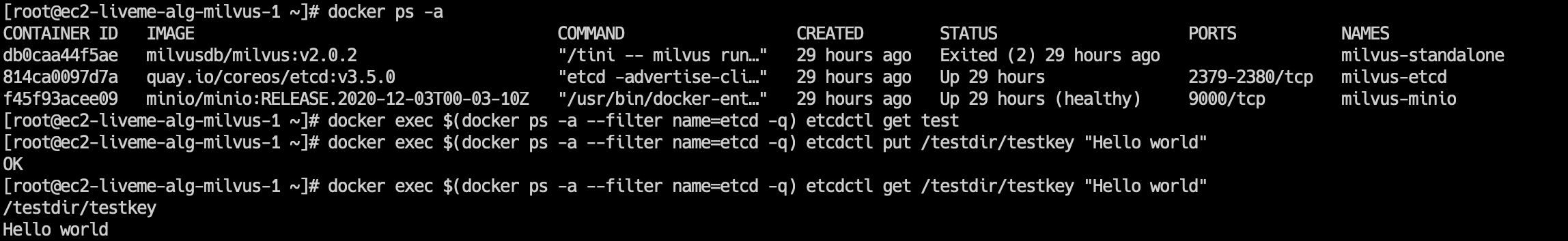 [Bug]: milvus 2.0.2 standalone crash · Issue #16638 · milvus-io/milvus ...