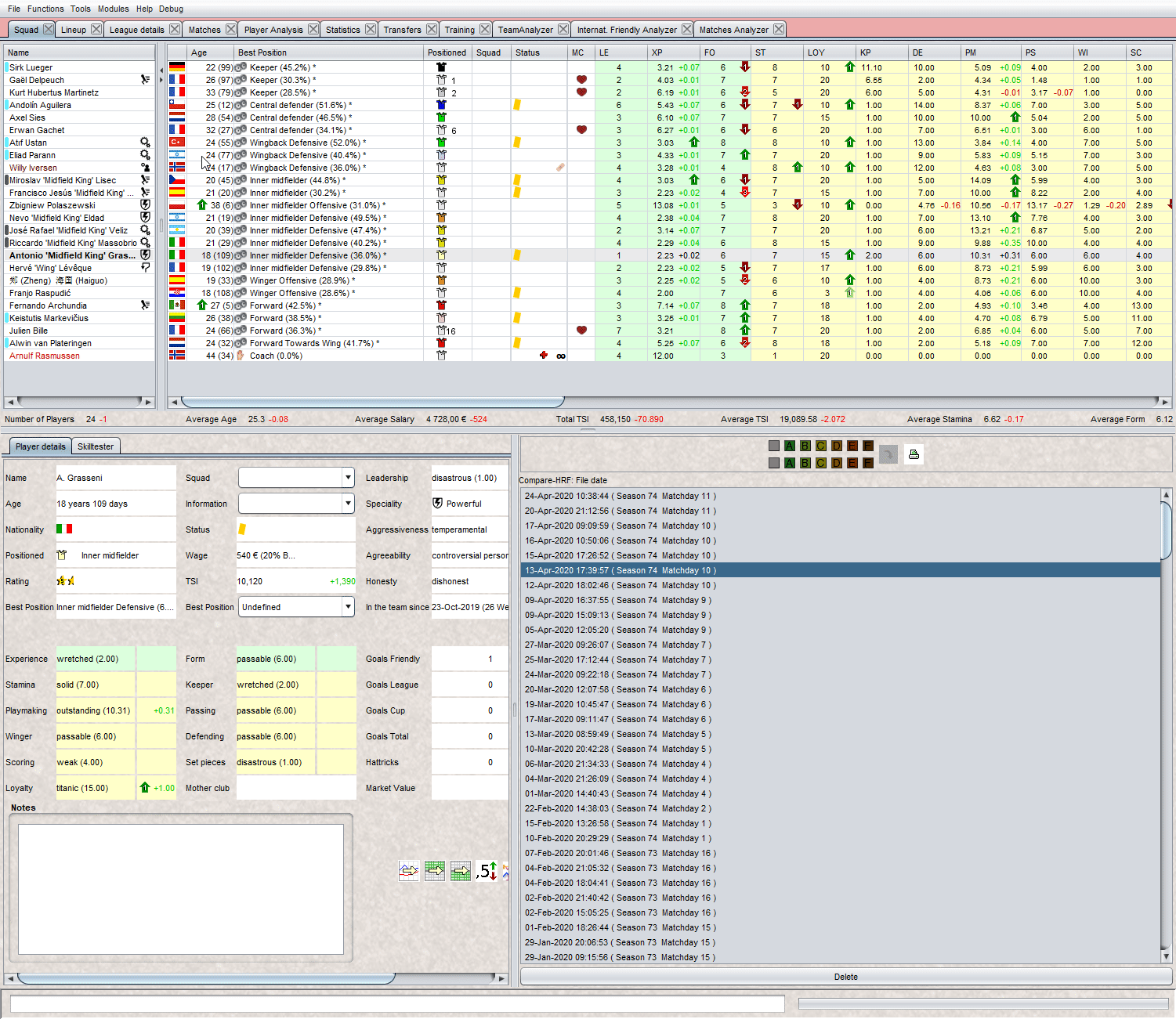 [eBUG] Lag in displaying selected row in PlayerOverviewTable · Issue #465 · ho-dev ...