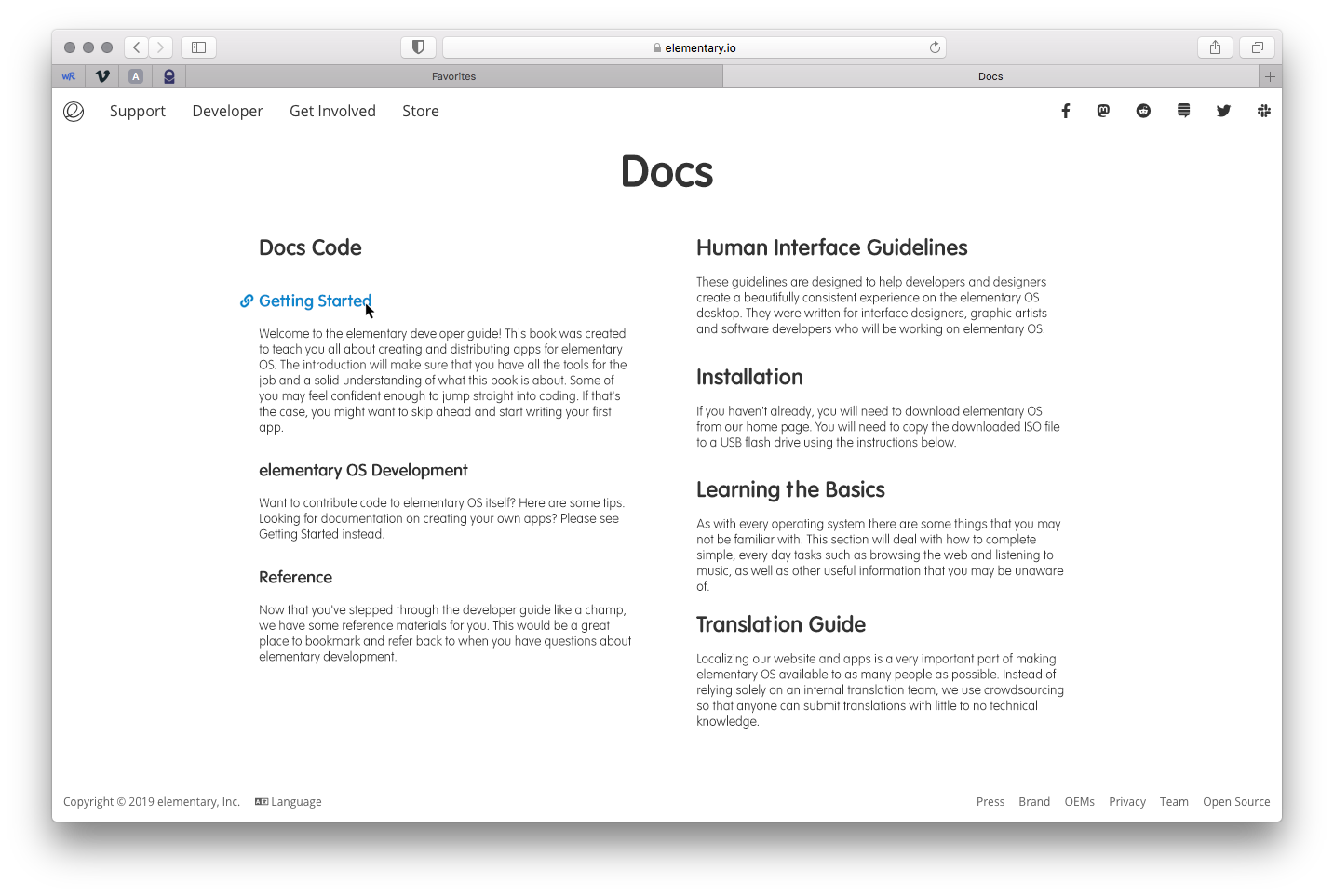 /docs could use some designing · Issue #837 · elementary/website · GitHub