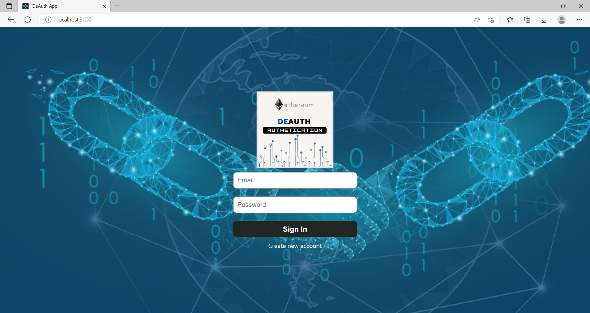 Github Ankitskhandelwalblockchain Based User Authentication Project 3047