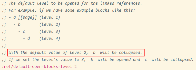 ":ref/default-open-blocks-level" property works incorrectly in linked reference · Issue #6758 ...