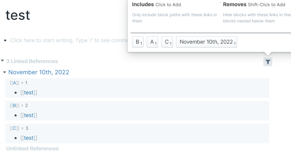 add an option to filter only downwards and inwards. · Issue #7246 · logseq/logseq · GitHub