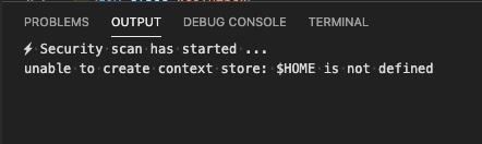 VS Code Extension "unable to create context store: $HOME is not defined" · Issue #196 ...