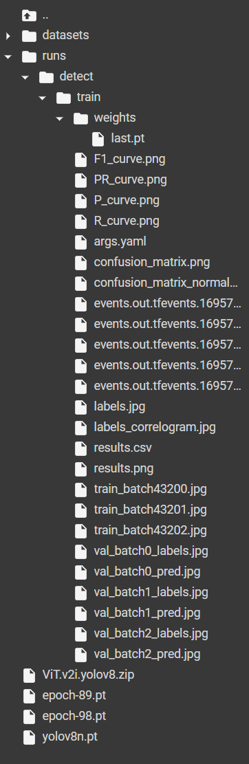 After learning yolov8I, I get an error that the best.pt file does not exist. · Issue #414 ...