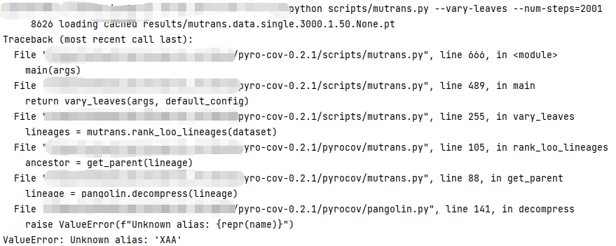 Error in “make analyze” · Issue #54 · broadinstitute/pyro-cov · GitHub