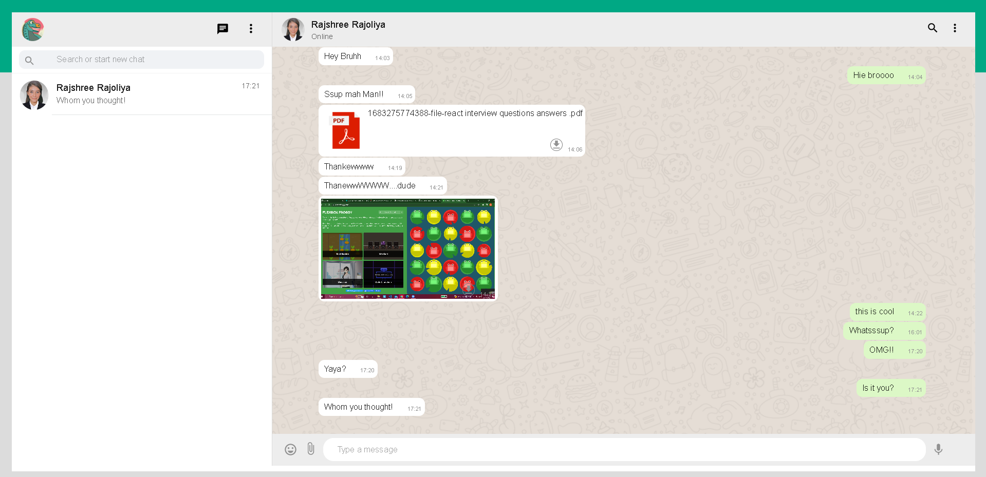 GitHub - RajshreeRajoliya/WhatsApp: Simple clone of WhatsApp based on MERN.