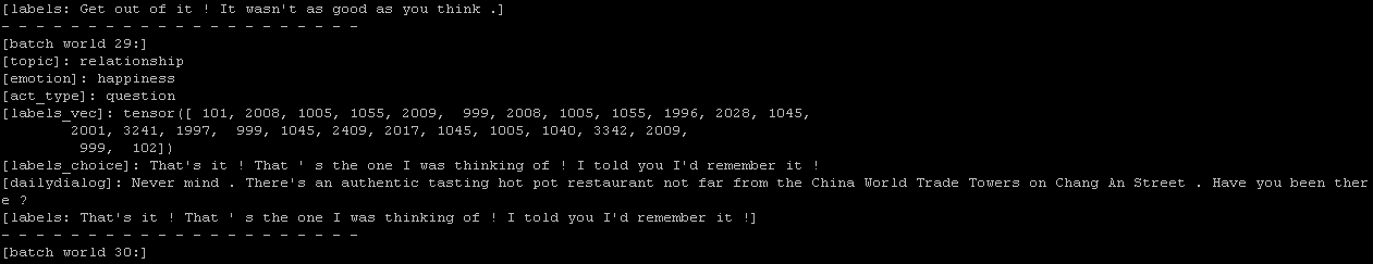 Bert bi encoder ranker training with dailydialog · Issue #1681 · facebookresearch/ParlAI · GitHub