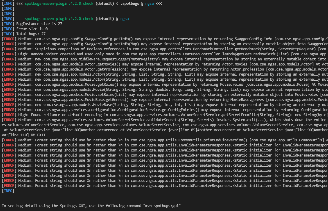 Embed static analyzer · Issue #36 · retaildevcrews/ngsa-java · GitHub