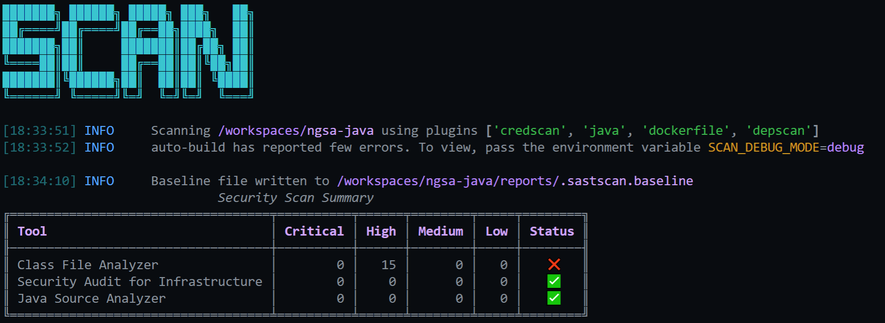 Embed static analyzer · Issue #36 · retaildevcrews/ngsa-java · GitHub