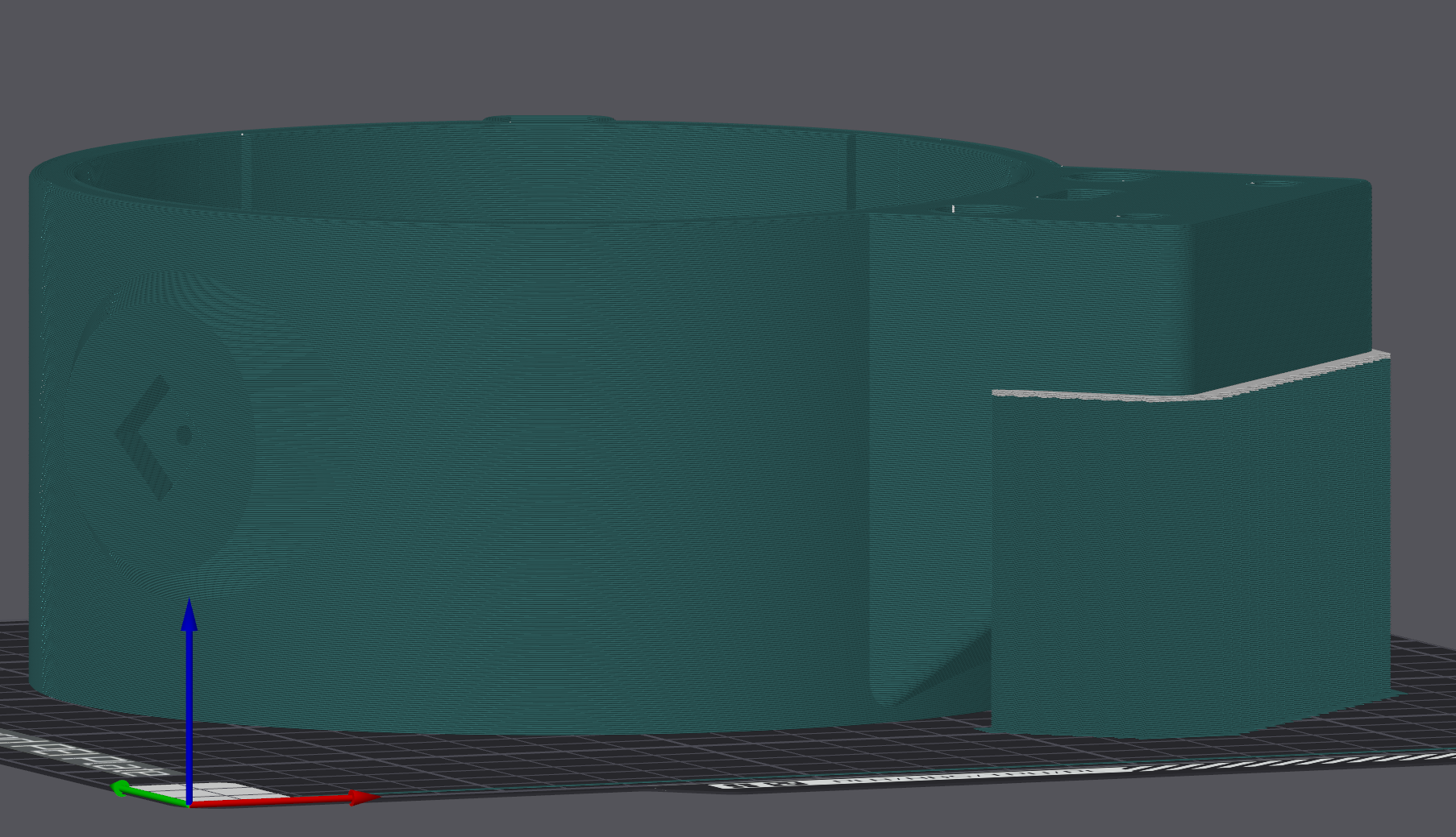 PLA layers squished following PETG support interface layers · Issue ...