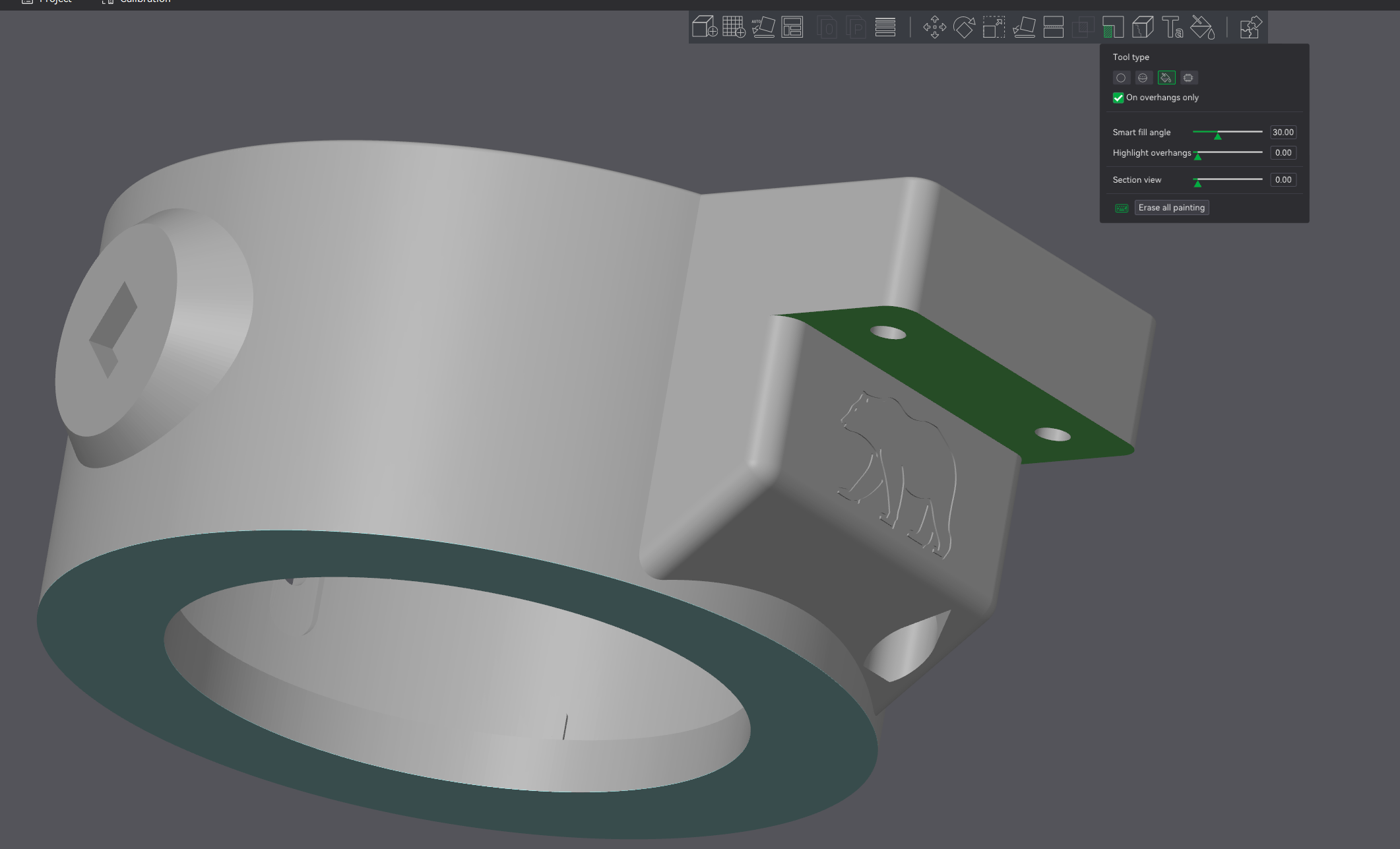 PLA layers squished following PETG support interface layers · Issue ...