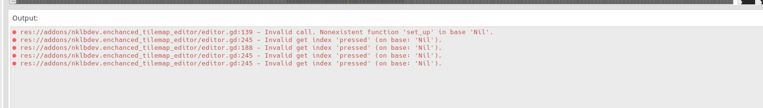 Can't get it to work in Godot 3.5 · Issue #36 · nklbdev/godot-enchanced-tile-map-editor · GitHub