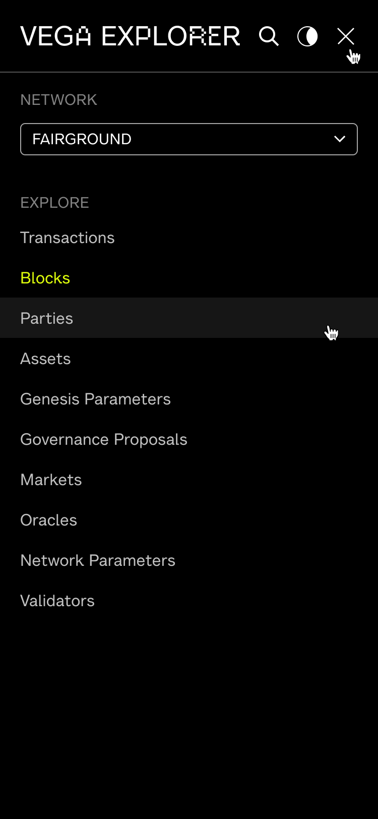 Explorer navigation - find transaction and network data from anywhere · Issue #1414 ...